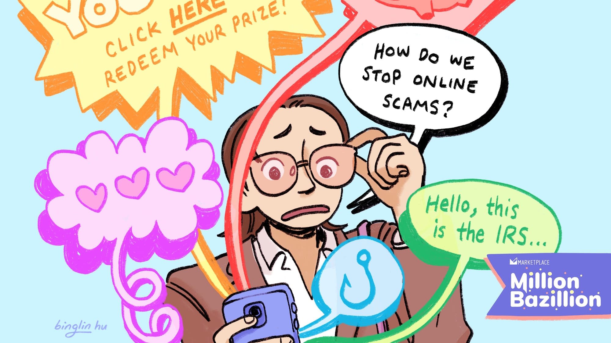 How does online scamming work?
