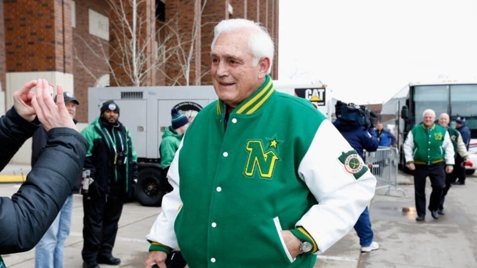 Lou Nanne, voice of Minnesota high school hockey tournament, inducted ...
