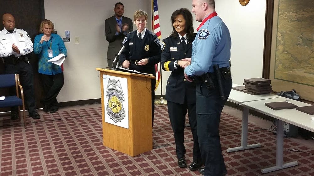 Mpls. police honor dozens of cops and civilians for heroism | MPR News