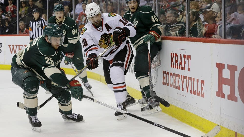 Wild lose to Blackhawks, 1-0, in third game of semifinals | MPR News