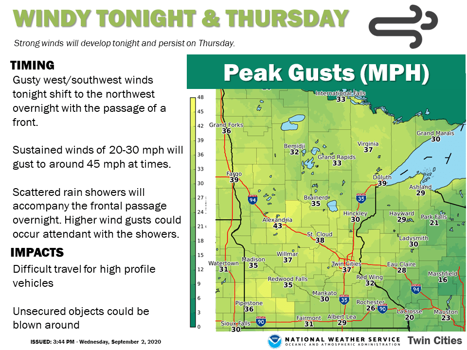 Gusty Thursday ahead | MPR News