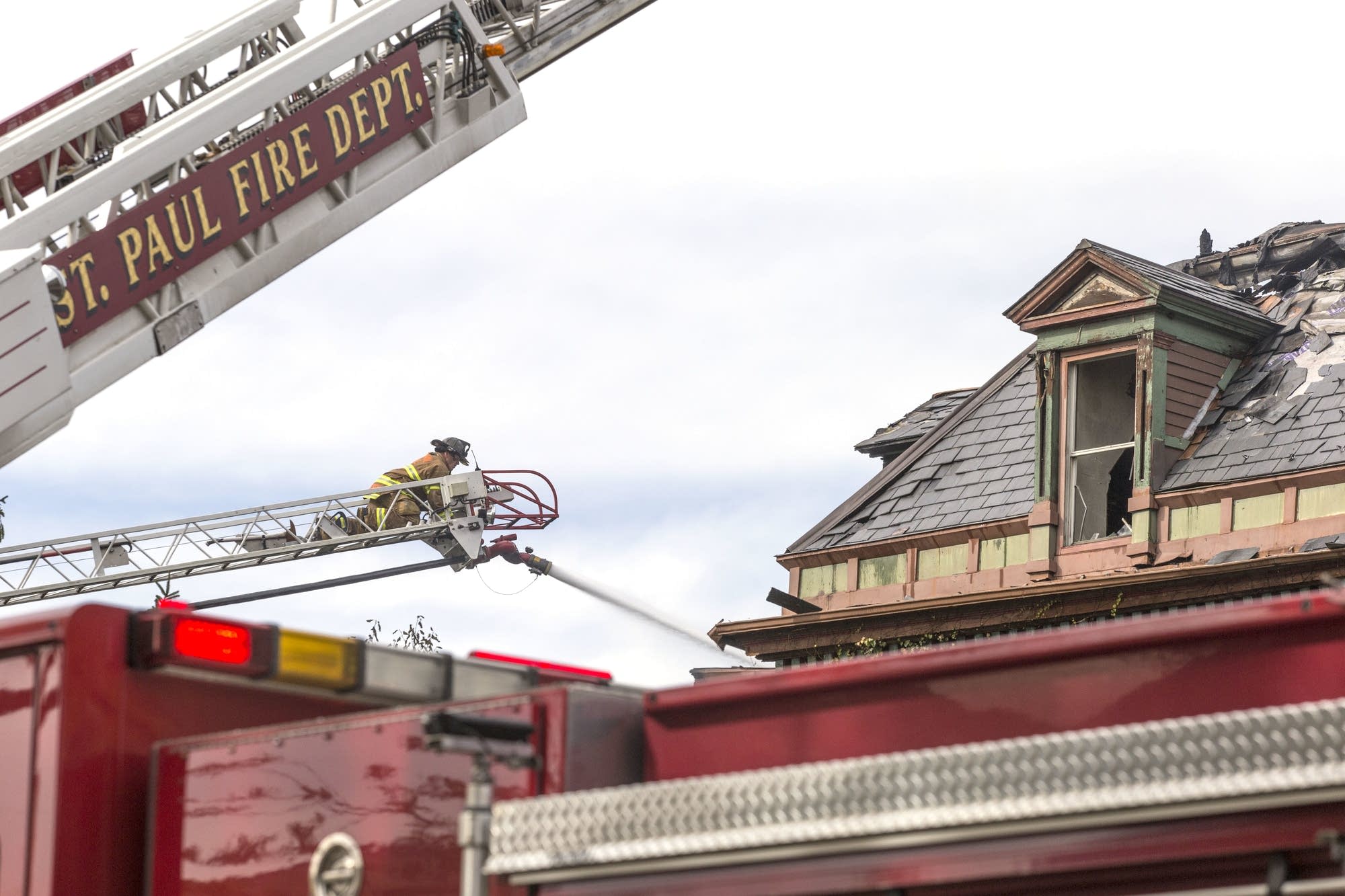 150-year-old home heavily damaged in St. Paul fire | MPR News
