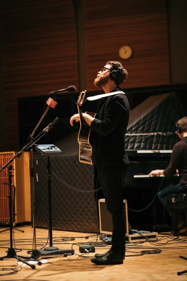 jeremy messersmith performs in The Current's studio | The Current