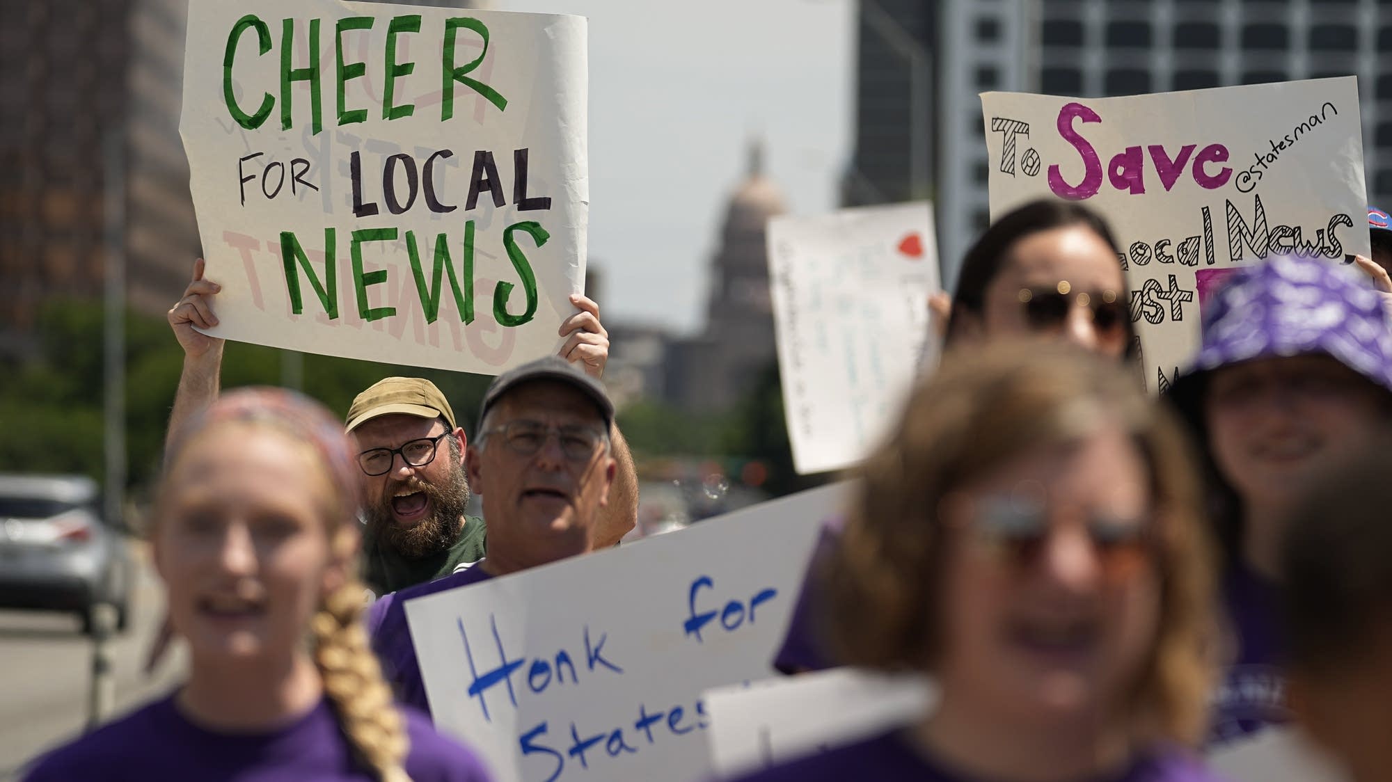 Hundreds of journalists strike to demand leadership change at biggest U ...