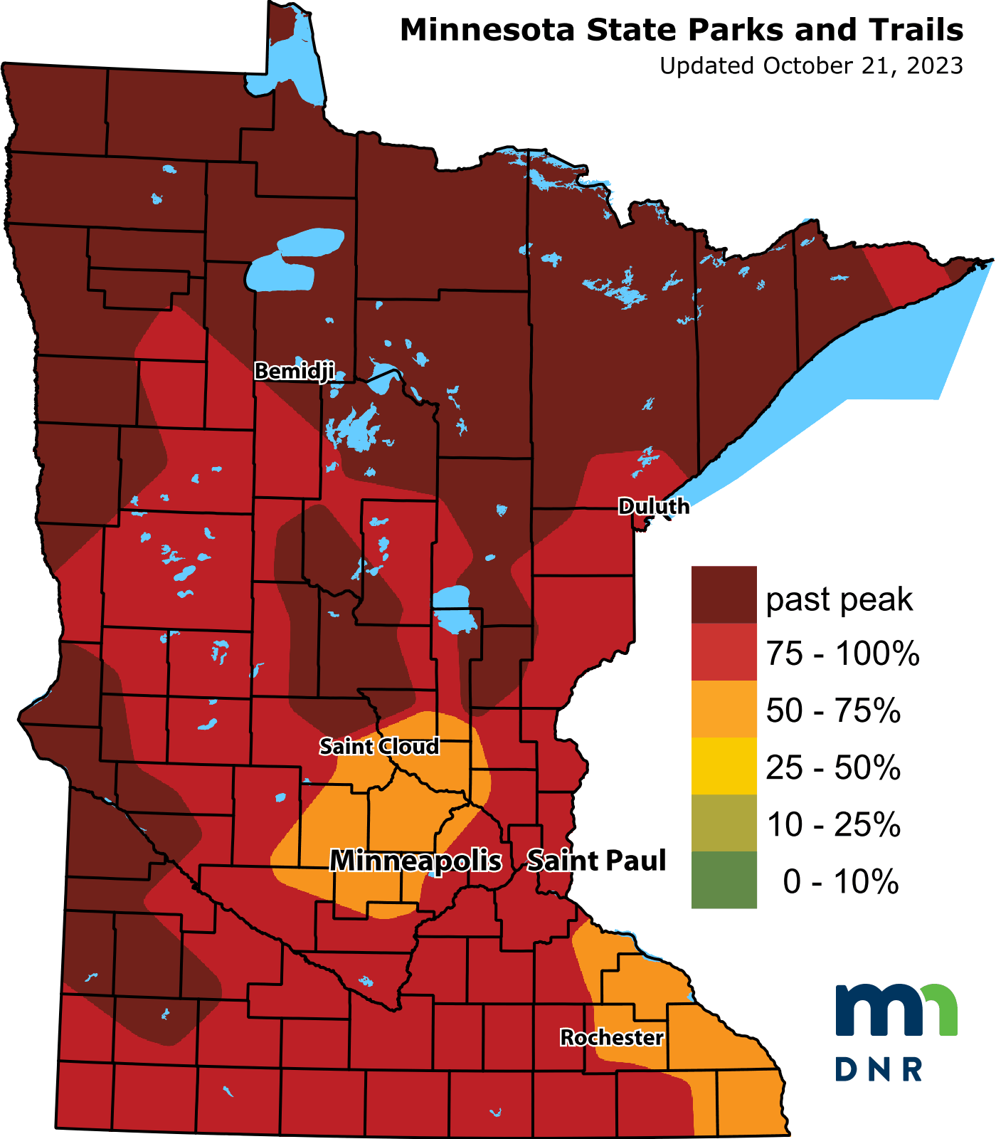 Mild temps Sunday into Tuesday; chilly end to October? | MPR News