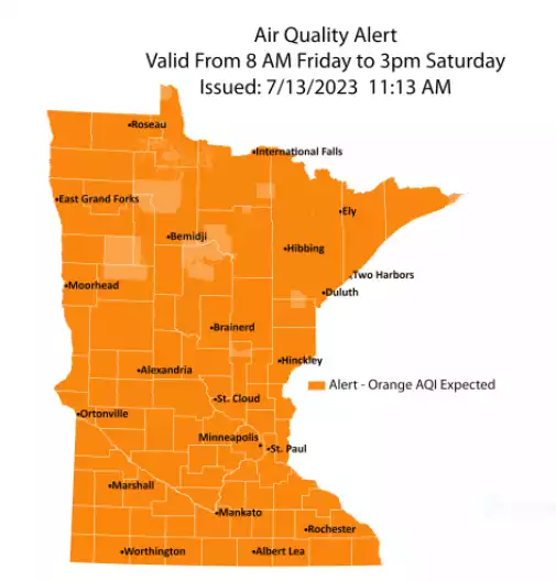 Rainfall recap; details on Minnesota, Wisconsin air quality alerts ...