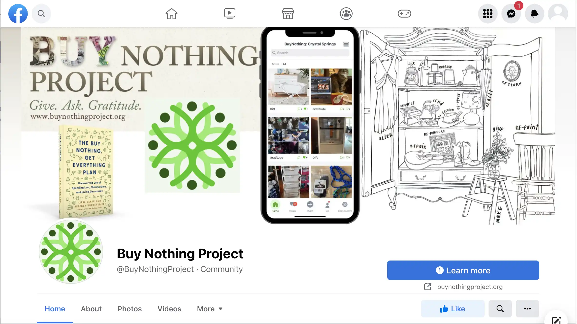 What happened to the Buy Nothing Project?