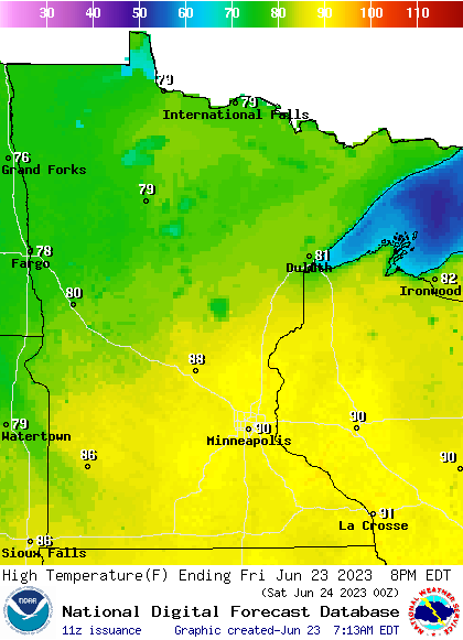Hot Friday; storms in central, northern MN; statewide rain chances ...