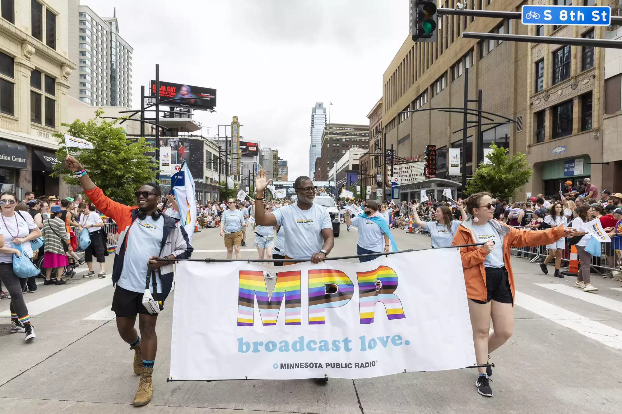 Photos: MPR at the Twin Cities Pride Parade