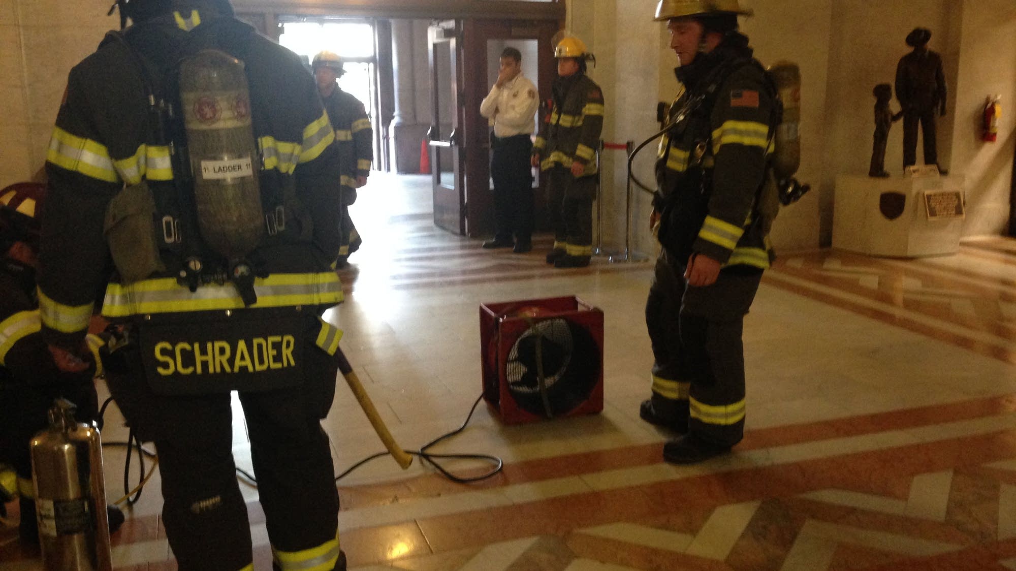 This time, Minneapolis City Hall fire was no drill | MPR News