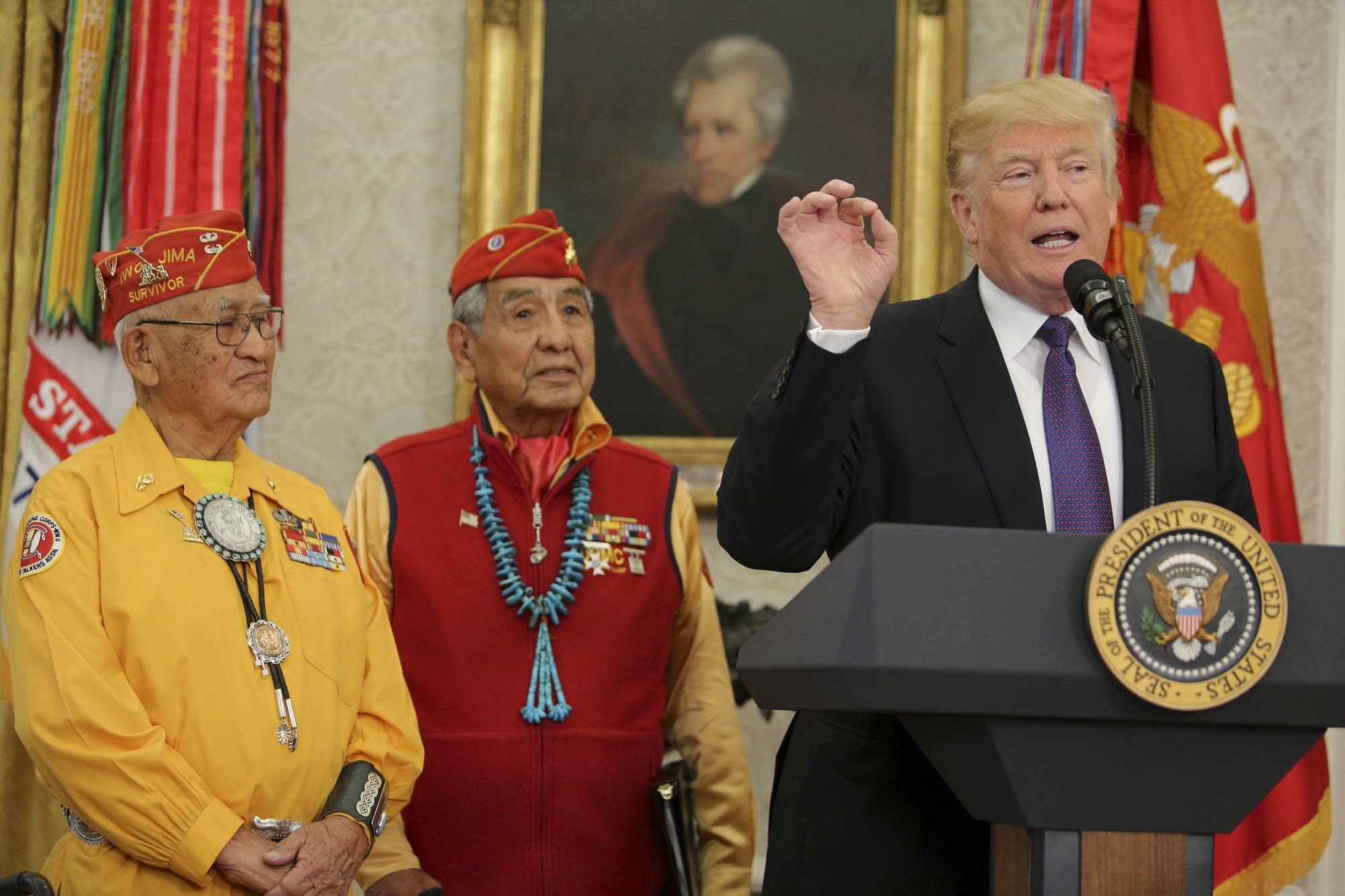 Trump's 'Pocahontas' jab at Navajo event draws blowback | MPR News