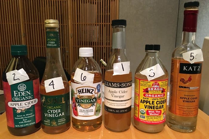An apple cider vinegar taste test | The Splendid Table