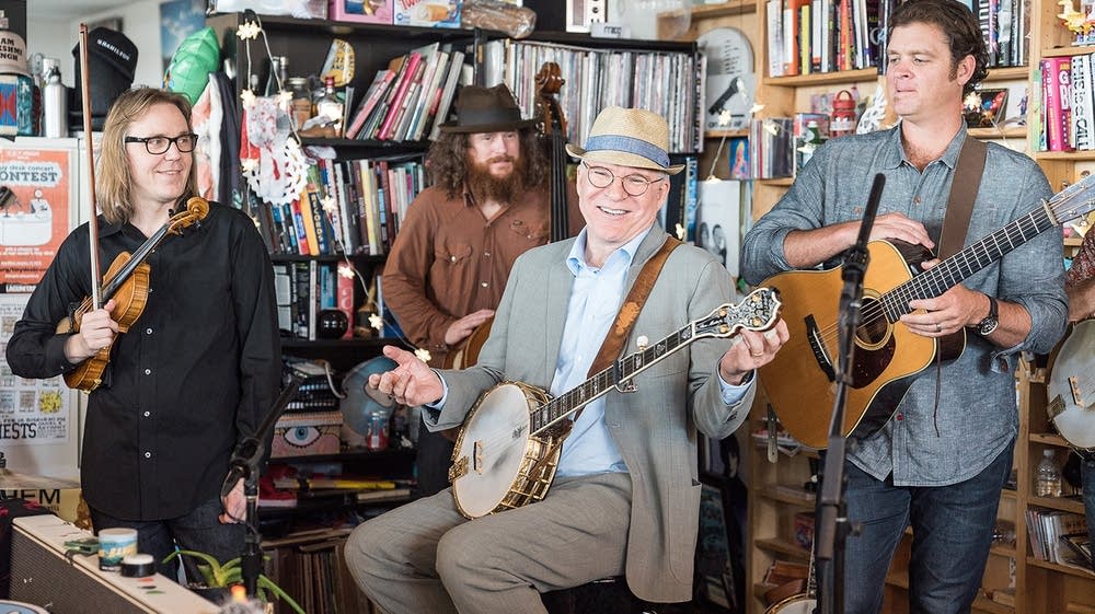 Watch Steve Martin and the Steep Canyon Rangers perform at Tiny Desk ...