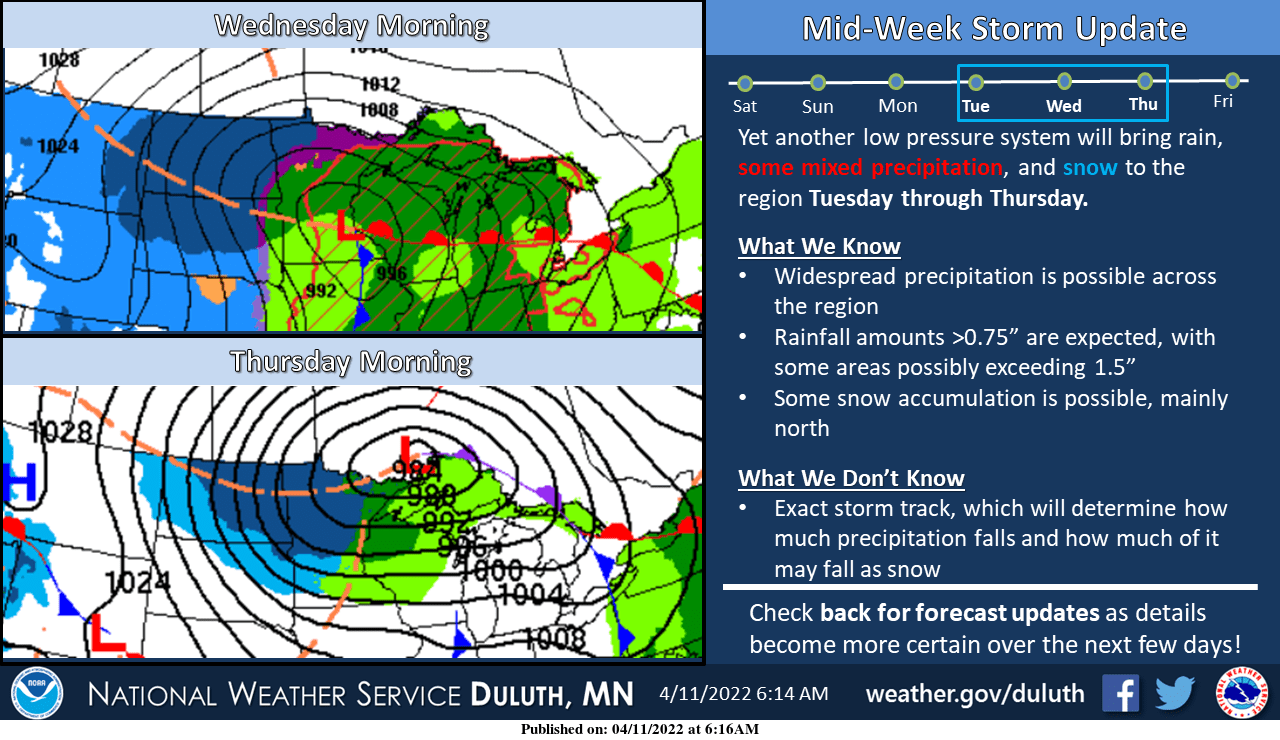 Spring storm brings thunderstorms, snow this week | MPR News