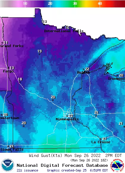 Cool, windy Monday with chilly nights ahead | MPR News