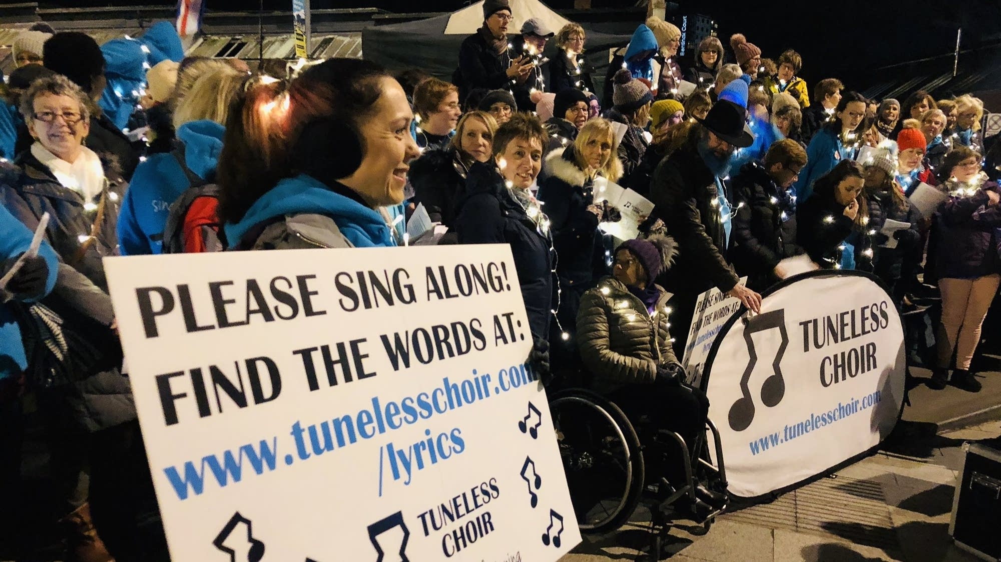 'Singing like no one is listening': Tuneless choirs are a growing ...