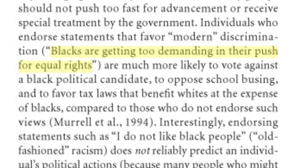 How to detect the presence of racism in a vote | MPR News