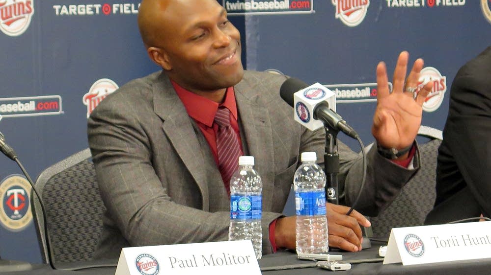 Twins rehire Torii Hunter, who immediately makes sparks fly | MPR News