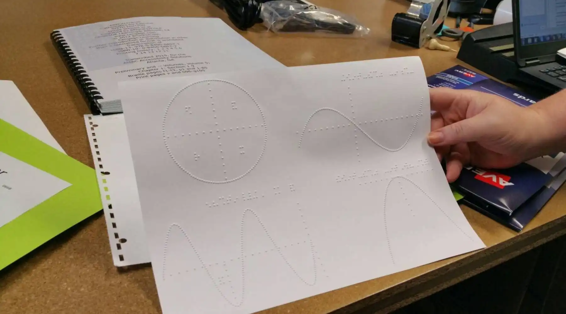 Braille versions of textbooks help blind college students succeed