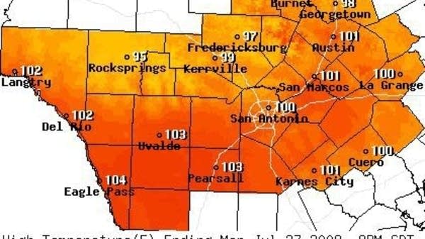 Texas Heat: Hottest 30 days ever? | MPR News