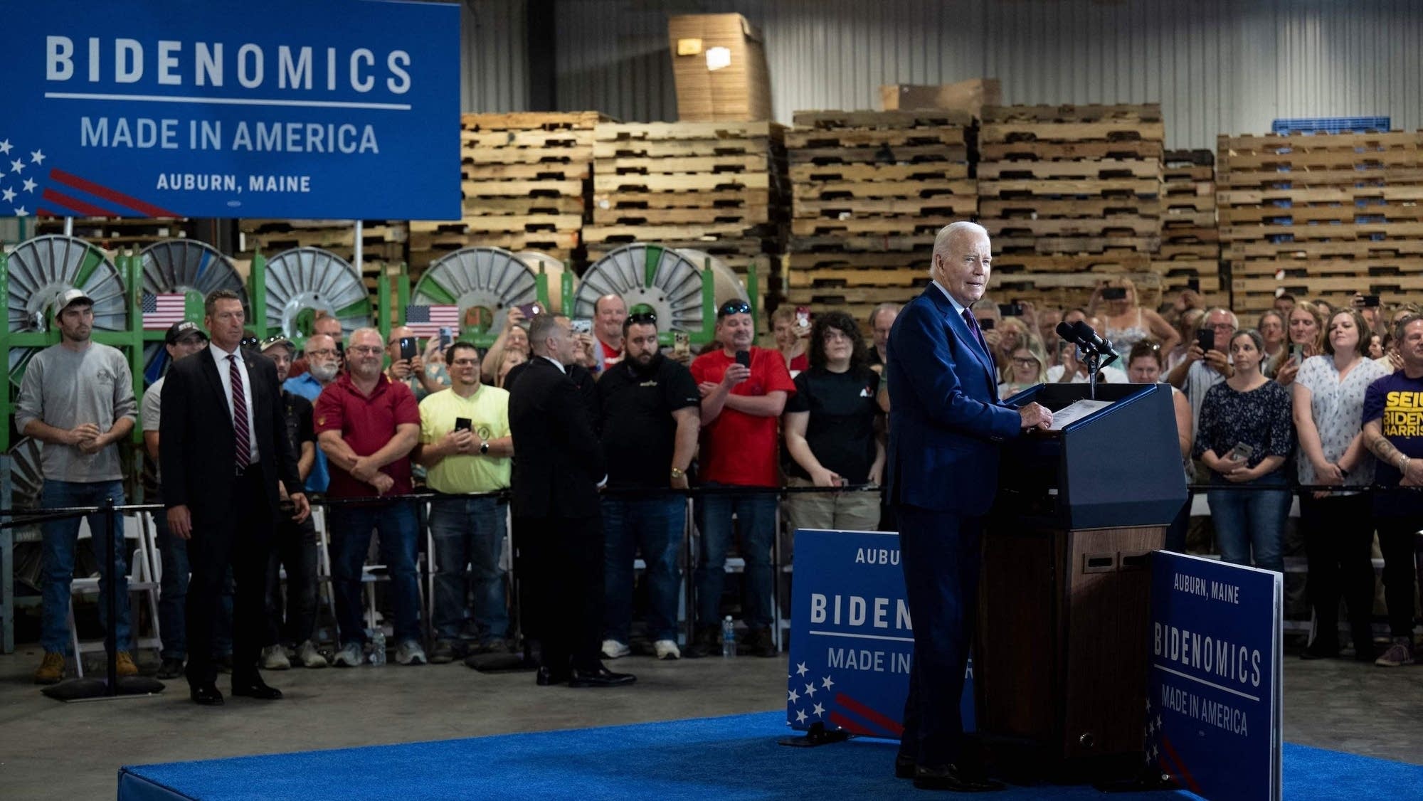 Manufacturing production falls at slower pace