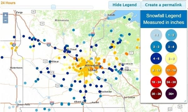 Milder temps Sunday; Heavy snow could hit western & northern Minn. Tuesday/Wednesday | MPR News