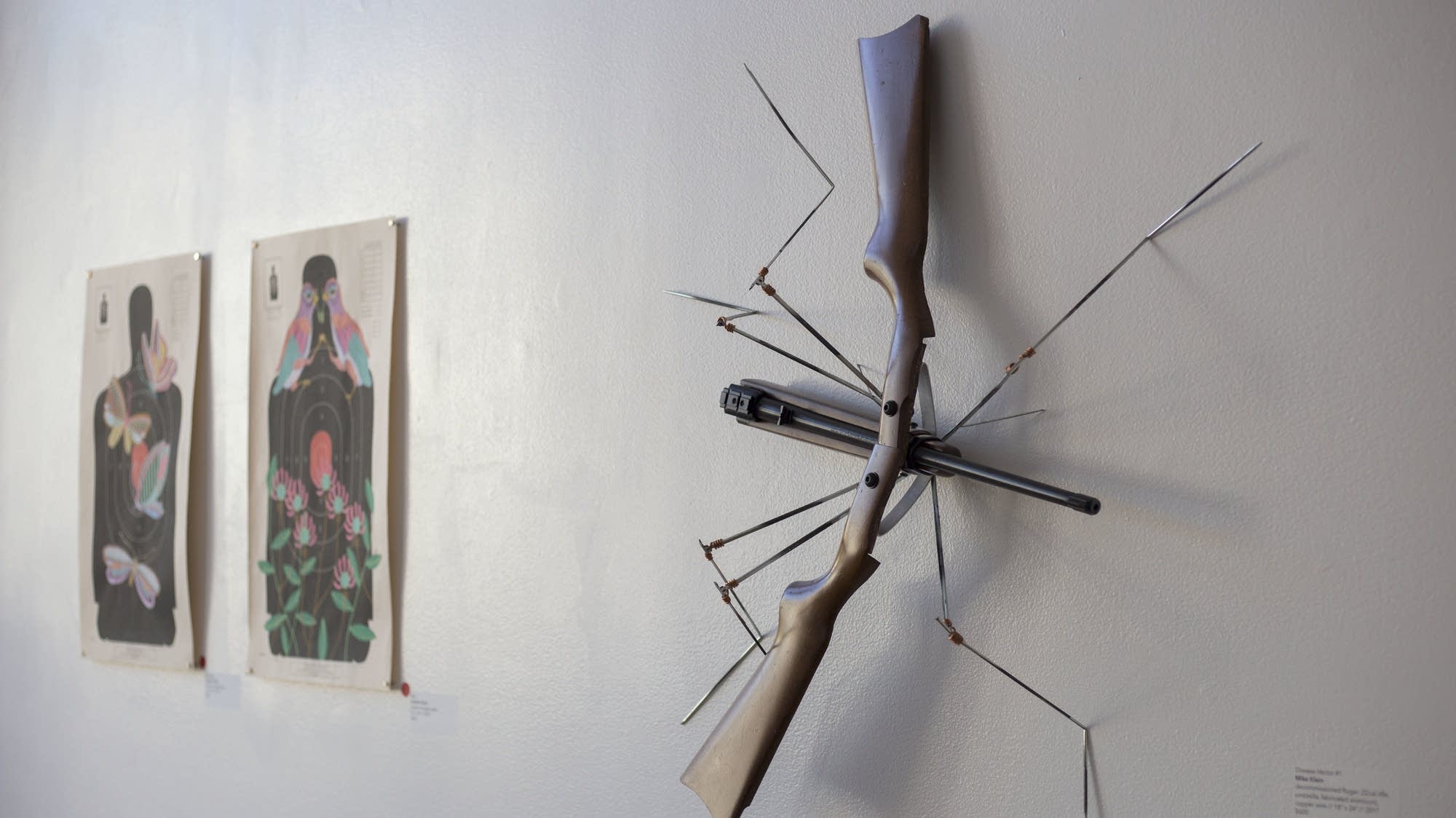 In Mpls., busted-up guns become 'surreal' art exhibit | MPR News