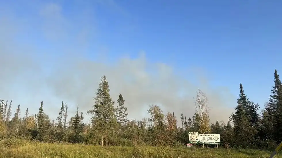 Crews battle wildfire in Carlton County | MPR News
