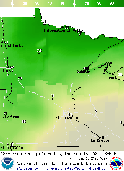 Windy and warm Thursday with showers north and west | MPR News