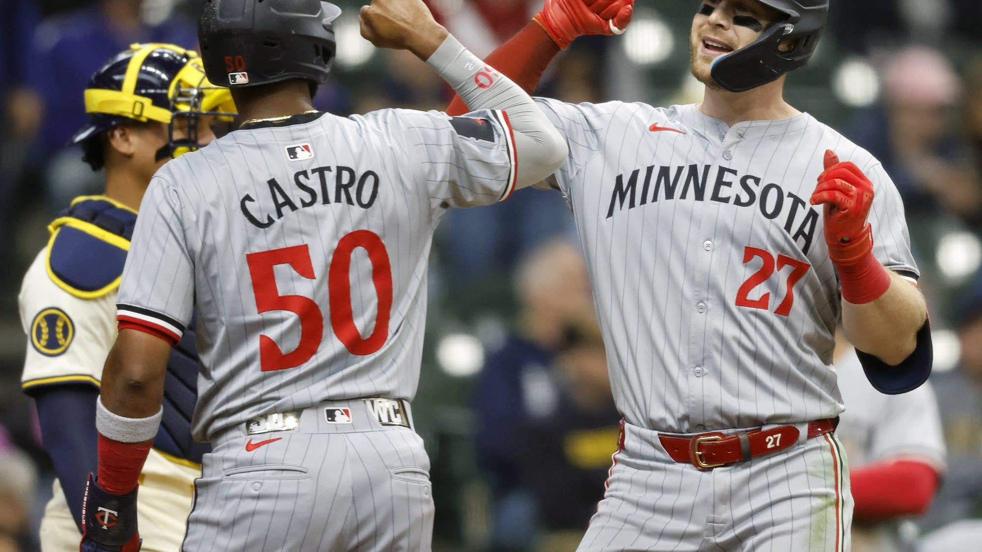 Brewers’ Chourio hits 1st career homer, but Twins rally for 7-3 victory ...