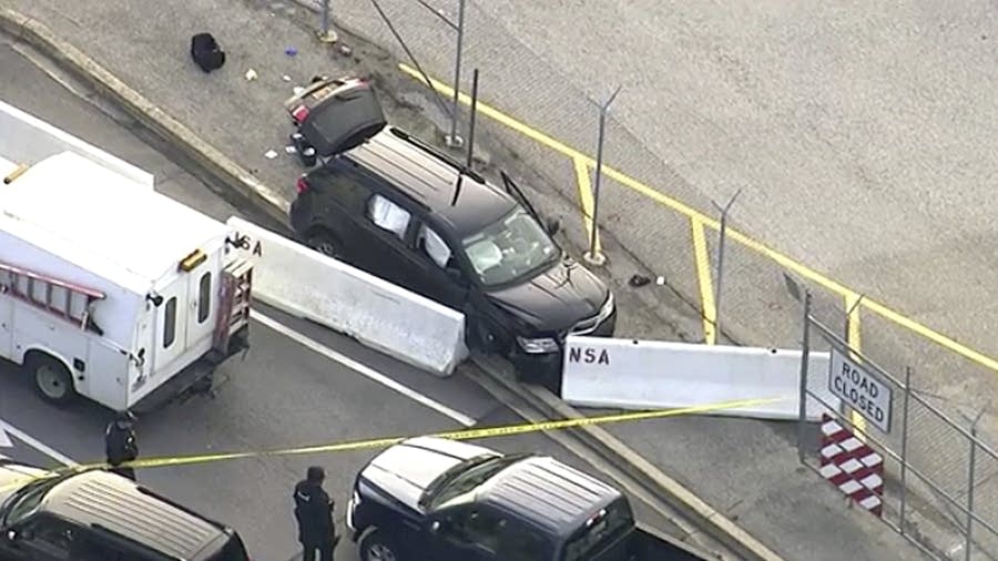 Suspect injured, SUV stopped after shooting at NSA gate | MPR News