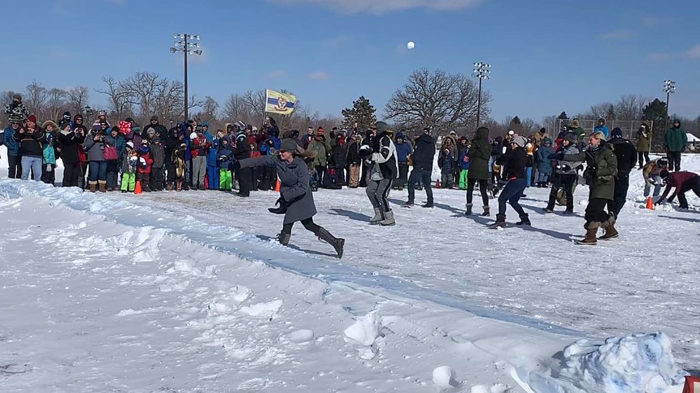 Minneapolis vs. St. Paul: Snowballs fly amid wild winds | MPR News