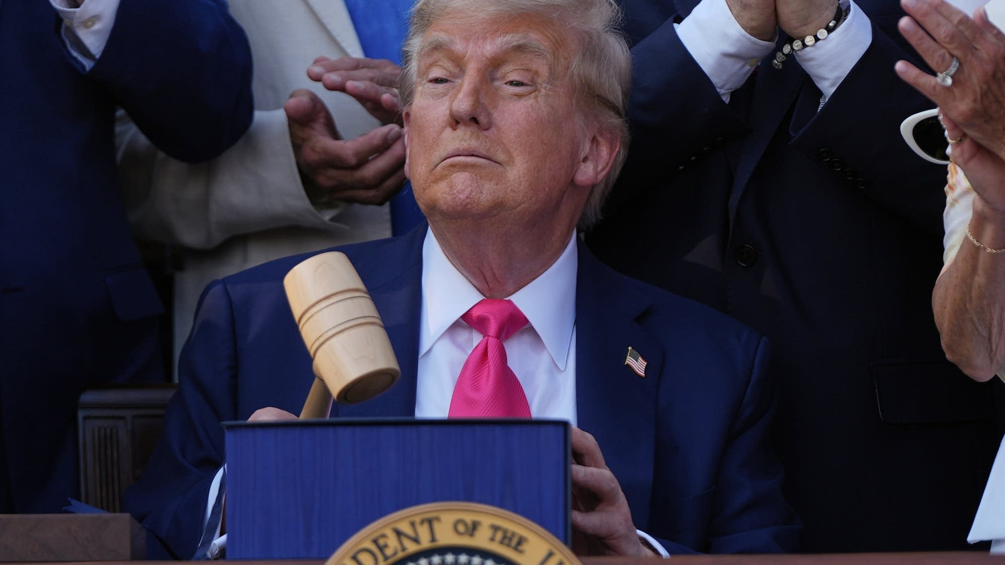 With gavel in hand, Trump chisels away at the power of a compliant Congress | MPR News