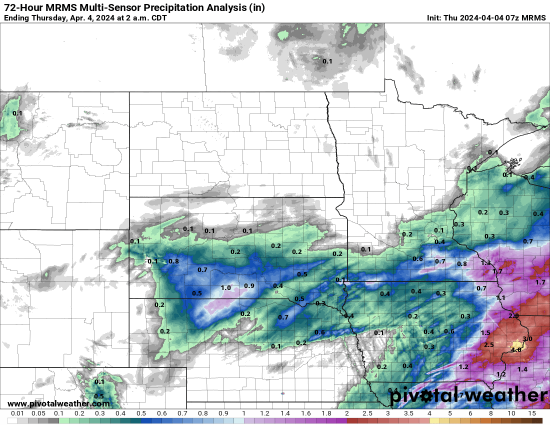 A bit brighter and warmer Thursday. More precipitation arrives Sunday ...