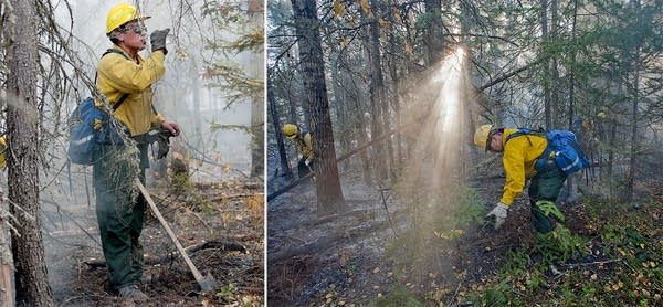 Photos: Ojibwe crews tackle the BWCA wildfire | MPR News