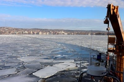 Springtime icebreaking ritual begins again in Duluth | MPR News