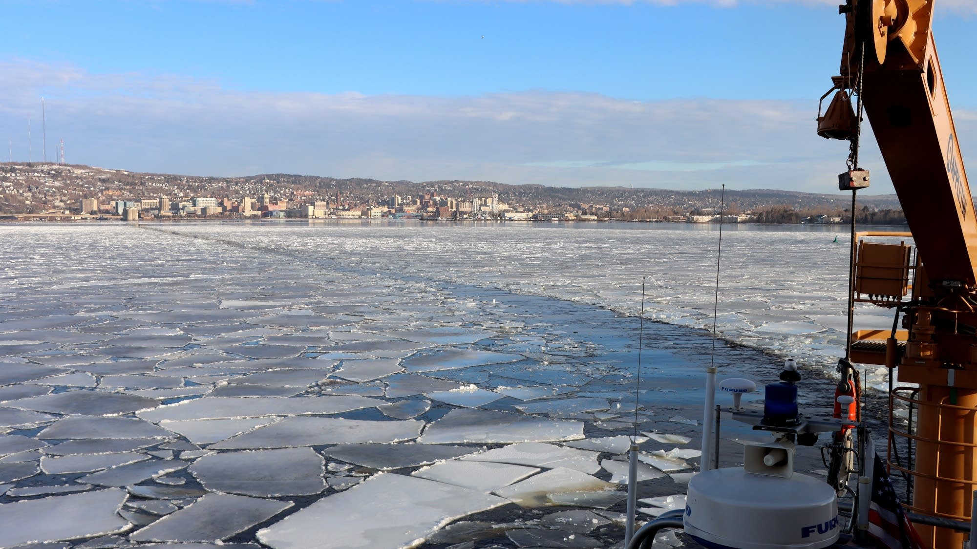 Springtime icebreaking ritual begins again in Duluth | MPR News