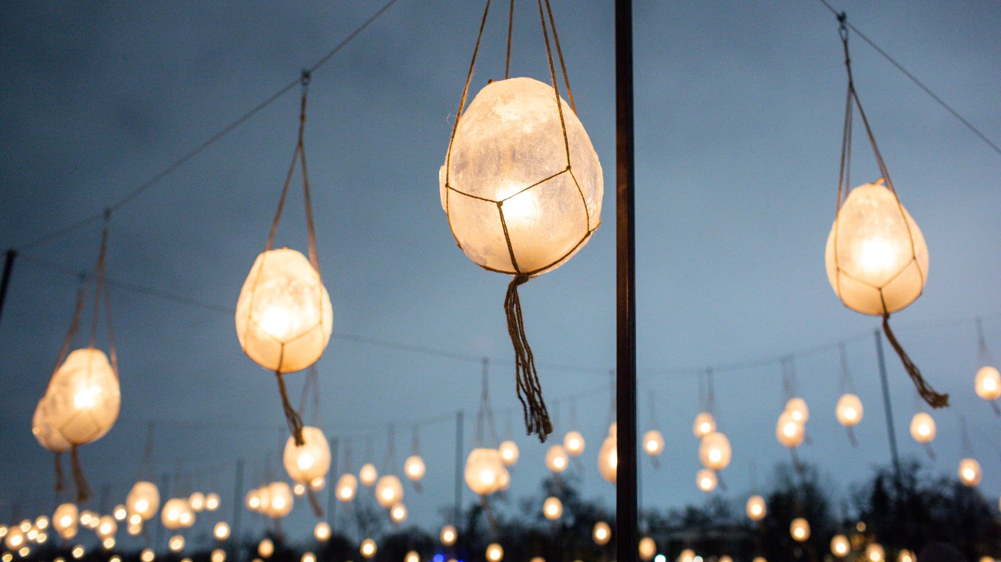 Photos: Luminary Loppet illuminates the winter night at Lake of the ...