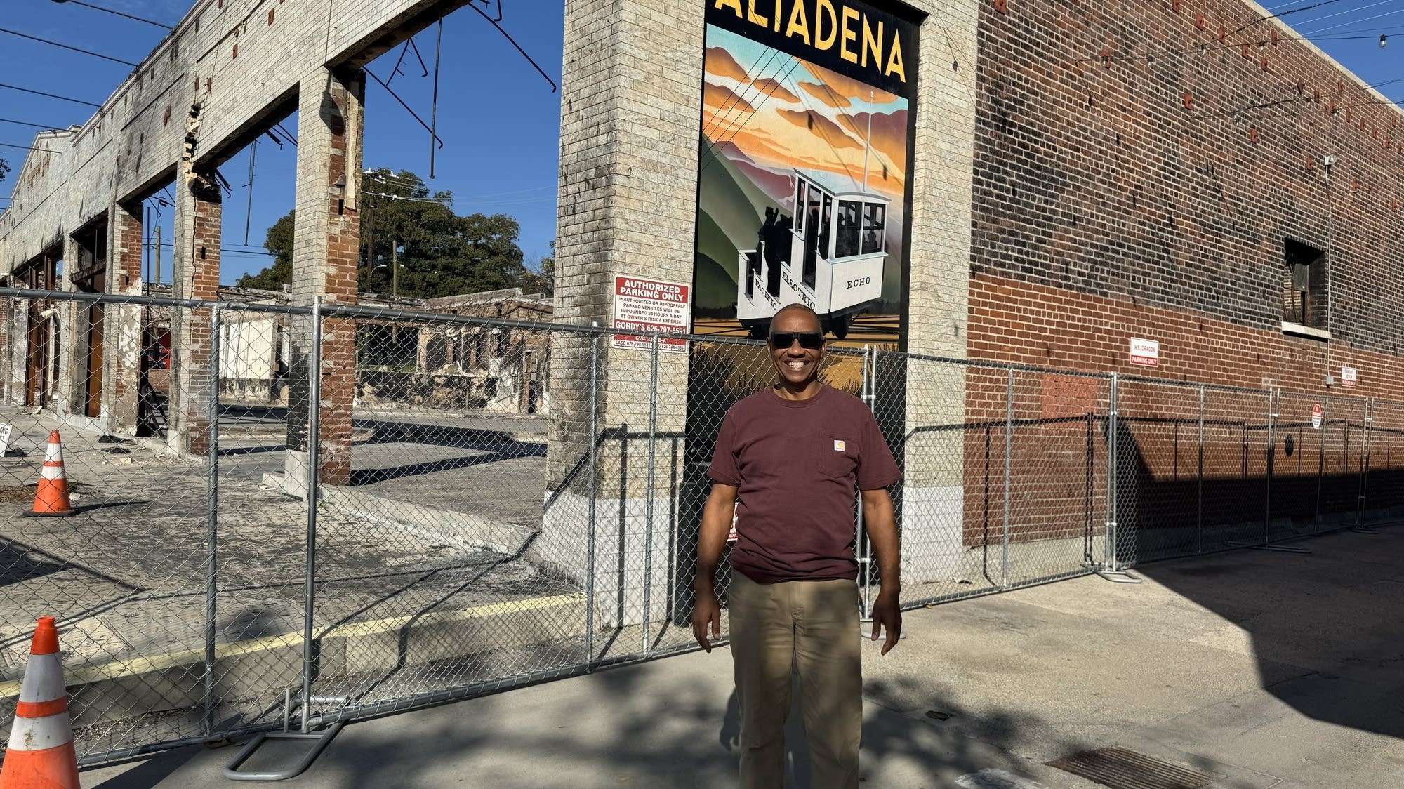 A tale of two buildings, one year after the Altadena fires