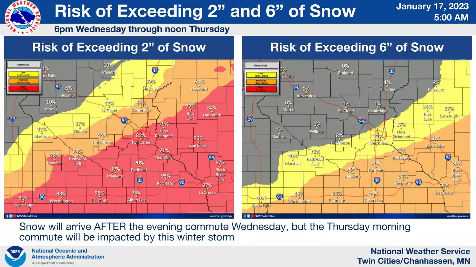 Tuesday snow winds down; next winter storm moves in late Wednesday ...