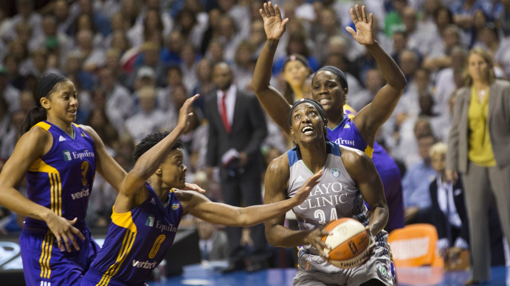 Photos: Lynx win a decisive victory, thrilling fans | MPR News