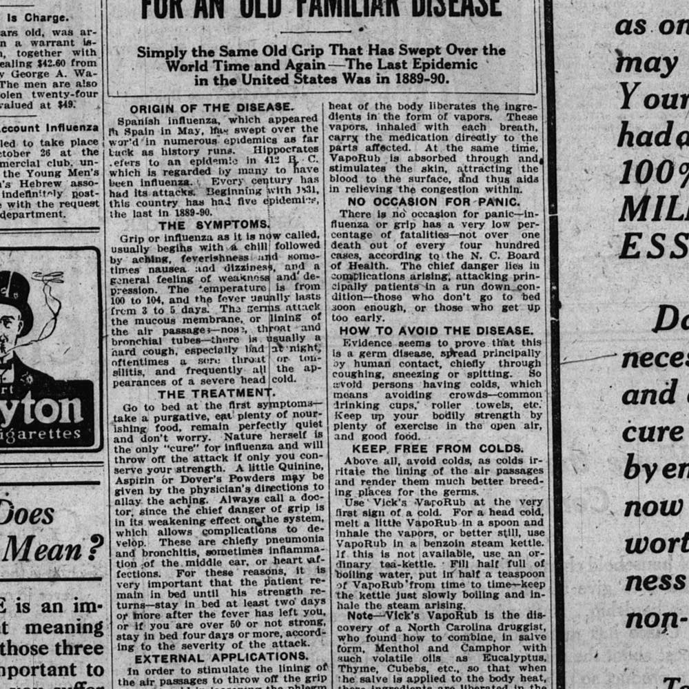 Spanish Flu The Influenza Pandemic Of 1918: Spanish Flu In New Britain