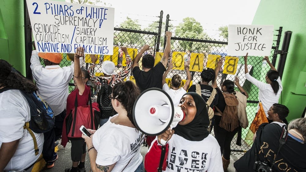 Black Lives Matter demonstration marches to State Fair | MPR News