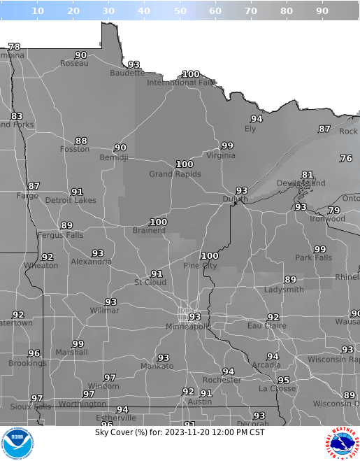 Cloudier Monday with two cold fronts ahead | MPR News