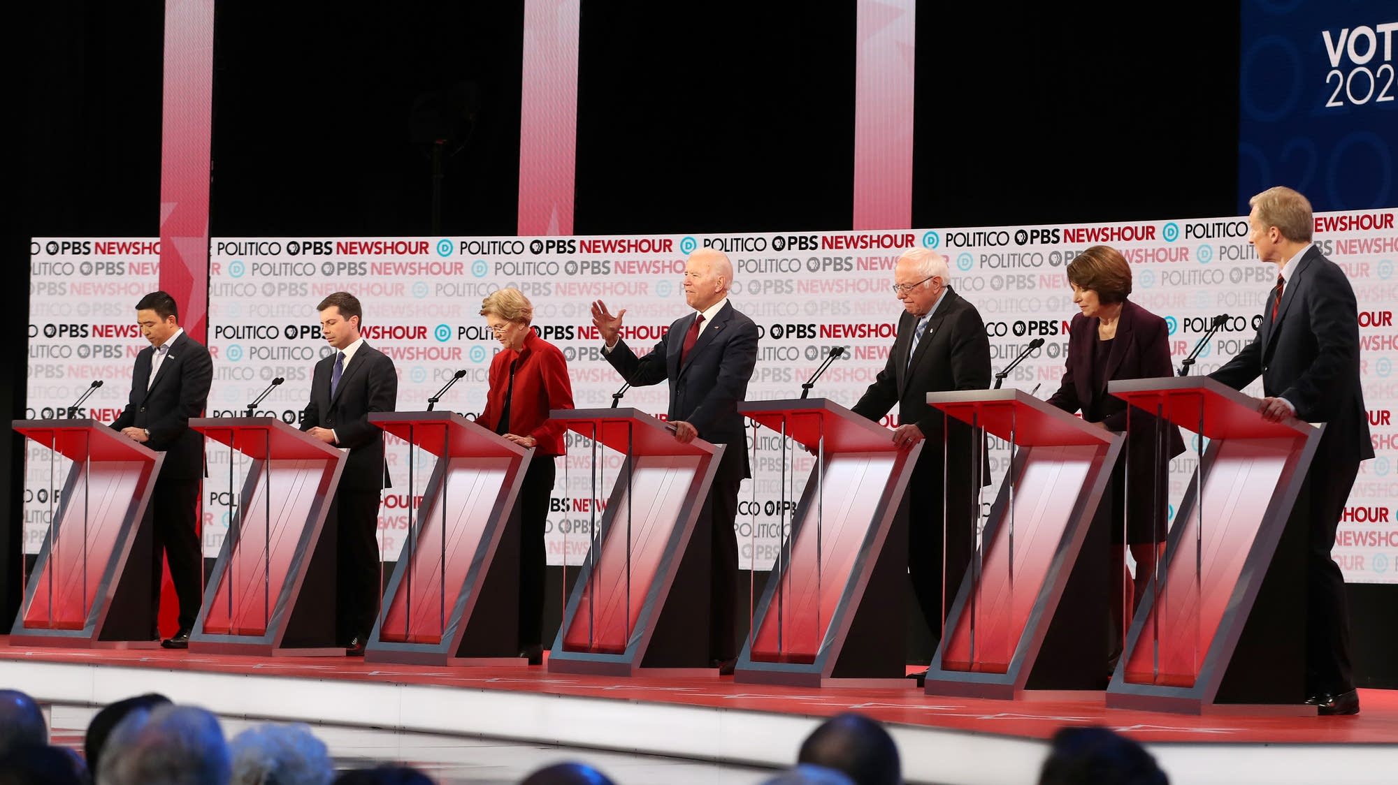 Key takeaways from Democratic presidential debate in L.A. | MPR News