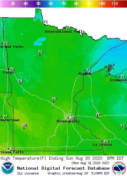 Comfy weather lingers; thunder chance western Minn. Sunday PM | MPR News