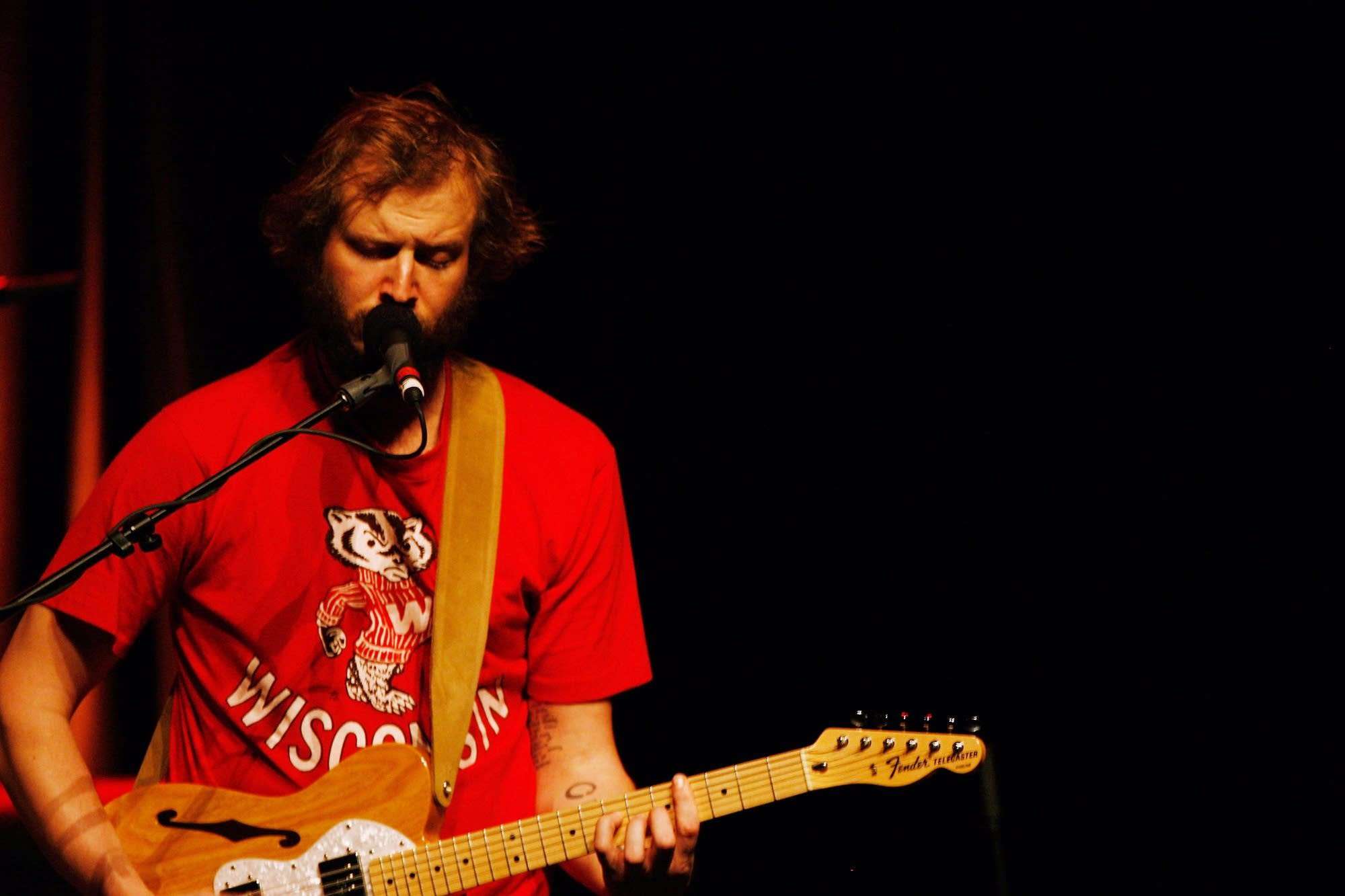 Bon Iver performs in The Current studios