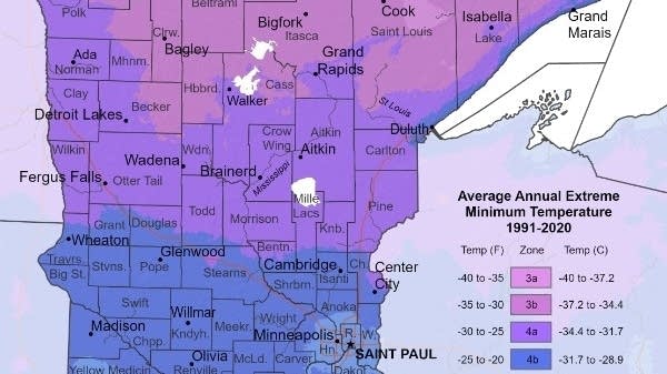 Milder winters changing USDA plant hardiness zones in Minnesota | MPR News