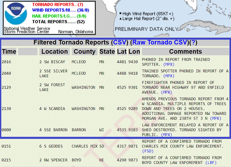 Sunday tornadoes; blissful forecast ahead | MPR News