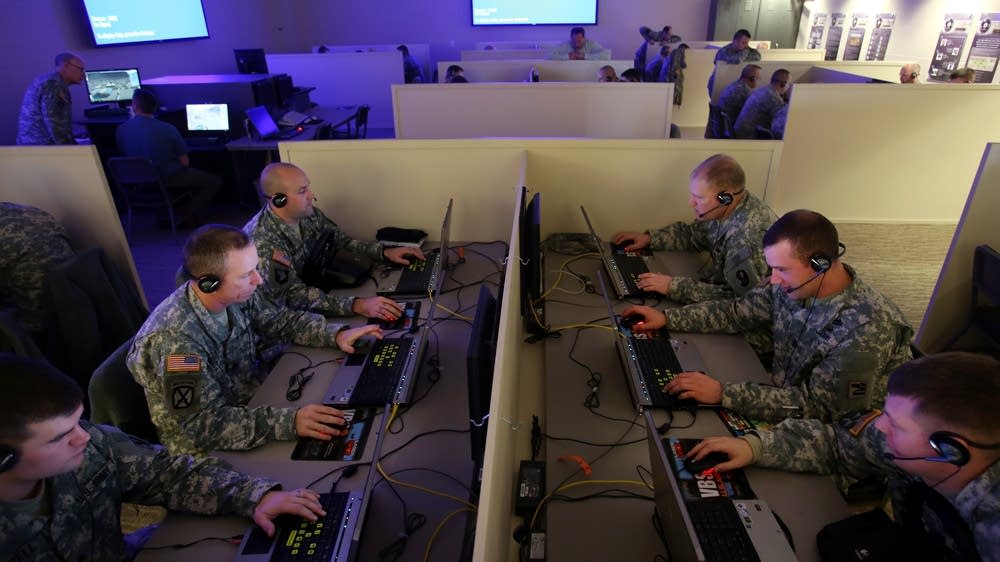 Photos: Video game sharpens Minn. soldiers' skills | MPR News